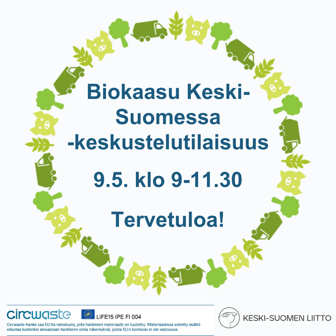 Biokaasu Keski-Suomessa -keskustelutilaisuus - Keski-Suomen liitto